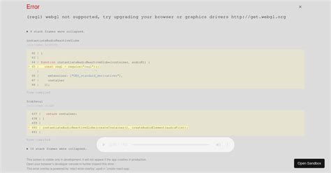 Regl Spiral Audiofile Forked Codesandbox