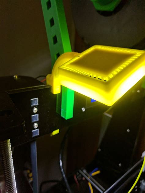 Anet A LED Panel Light ClipOn Upgrade By Tyler Download Free STL Model Printables Com