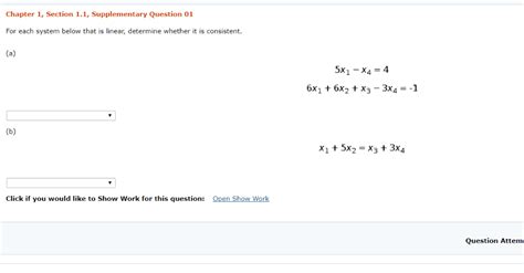 Solved For Each System Below That Is Linear Determine Chegg