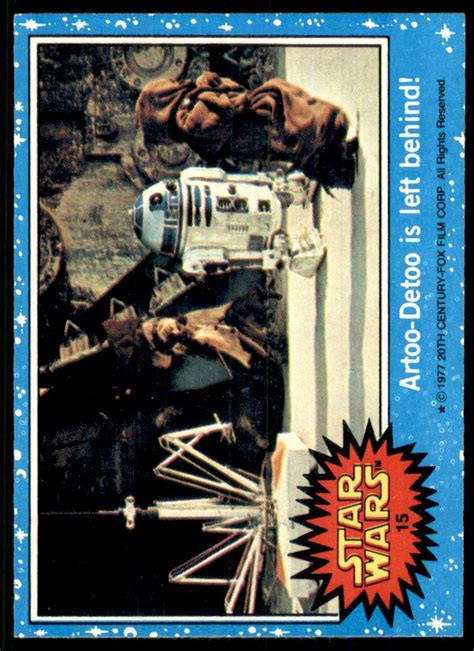 Topps Star Wars Luke Checks Out His New Droid NM MT