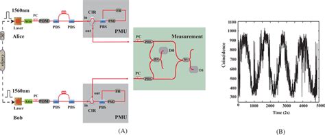 A Experimental Setup Of The Polarization Discriminated Time‐bin