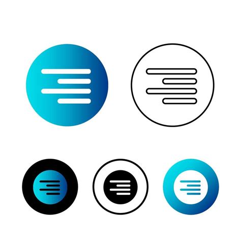 Abstract Text Align Right Icon Illustration 4560410 Vector Art At Vecteezy