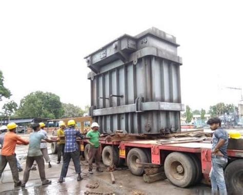 Power Transformer Loading Unloading Erection Work Everest Electrical Enterprises