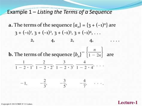 infinite sequence and series 1st lecture