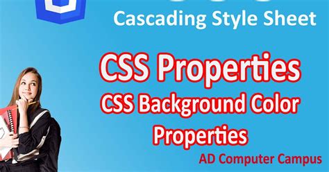 Css Color Background Property In Css Ad Computer Campus