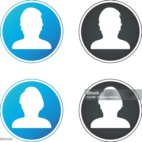 손으로 그린 아바타 프로필 아이콘 세트는 남성과 여성을 포함합니다 사용자 플랫 아바타 아이콘 기호 프로필 사람 기호 그래픽