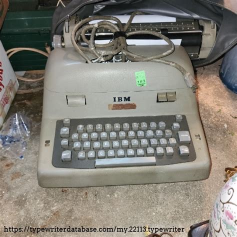195x Ibm Model B On The Typewriter Database