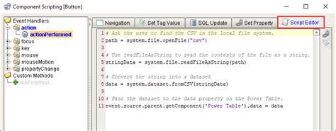 Exporting And Importing A CSV Ignition User Manual