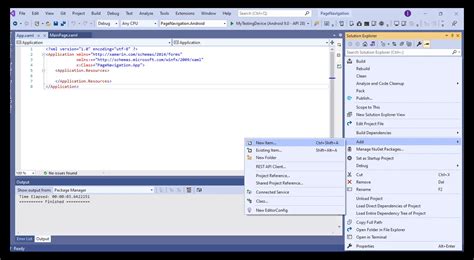 page navigation between two pages in xamarin forms