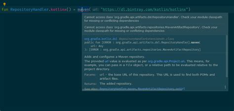 kotlin intellij complains about an inaccessible class that s
