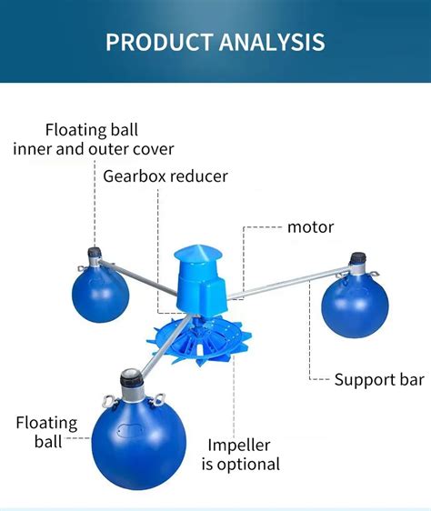 Floating Ball Aerator Farms Small Ponds High Quality Aquaculture