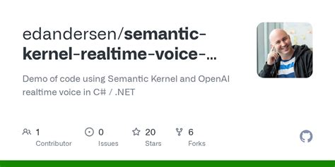 Github Edandersensemantic Kernel Realtime Voice Functions Demo Of