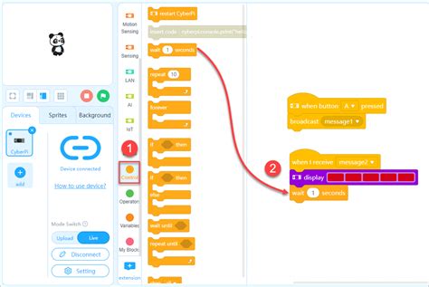 Enable A Device To Interact With A Sprite On Mblock 5 Makeblock Help Center