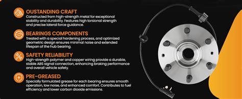 Maxpeedingrods 515160 Front Wheel Bearing And Hub Assembly