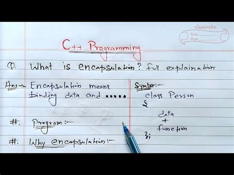 Learn C Encapsulation Learn Coding Mind Luster