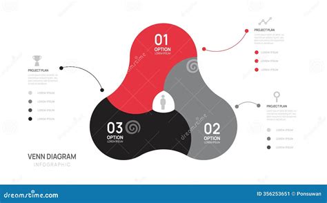 Infographic Venn Diagram Chart Hexagonal Template For Business Start Up