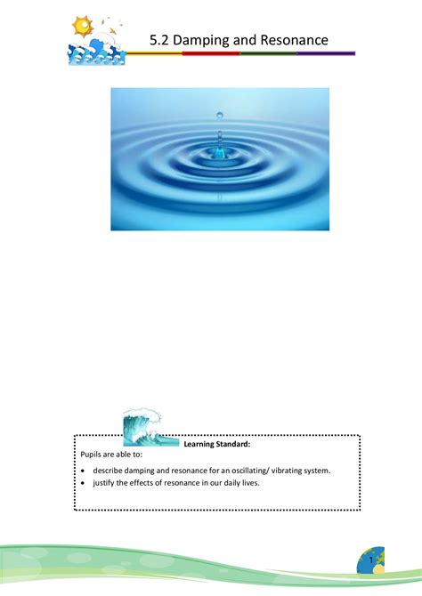 Resonance Physics Examples