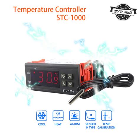Stc 1000 Digital Temperature Controller Incubator Temperature Controller Heating Cooling Sensor