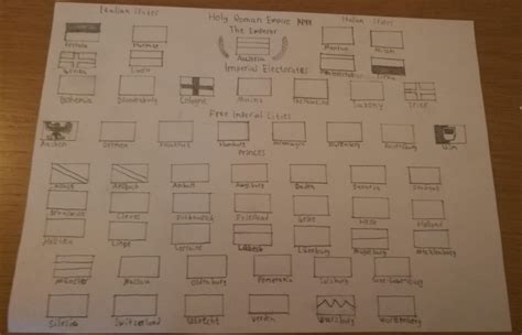 [oc] All Flags Of Hre In 1444 Day 1 R Eu4