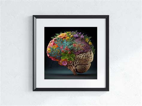 Human Brain Art Human Brain Wall Art Medical T Cardiologist Human