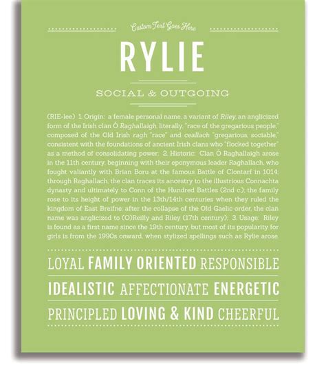 Rylie Name Art Print Thing 1 Manualidades Faciles Y Bonitas