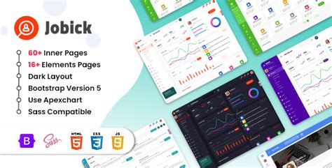 Jobick Job Admin Dashboard Bootstrap 5 Template By Dexignlabs