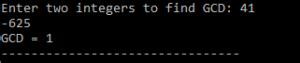 C Program To Find GCD Of Two Numbers Learnprogramo