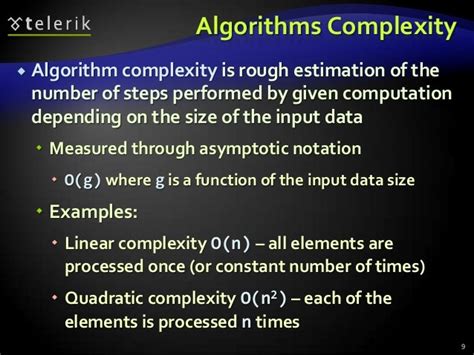19 algorithms and complexity