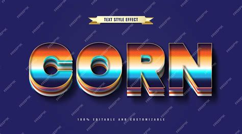 Premium Vector Colorful Retro Text Style With 3d Effect Editable Text Effect