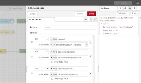 Get Temperature From Weatherhome In Node Red Node Red Home