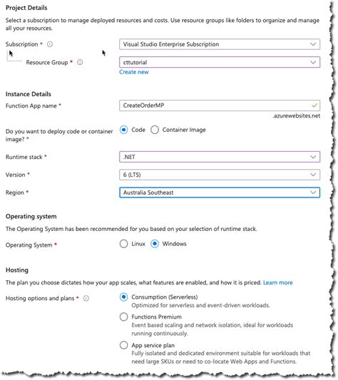 6 Service Bus Azure Function Marketplacer Developer Portal