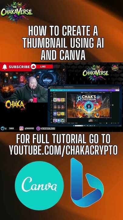 HOW TO: create Thumbnails Using AI and CANVA - YouTube
