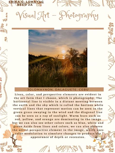 Activity 5 Classification Of Arts Pdf