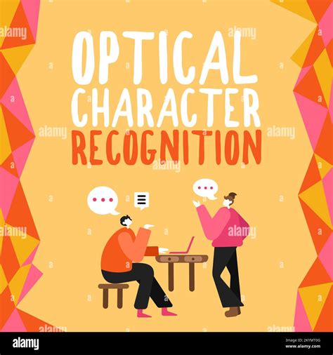 Hand Writing Sign Optical Character Recognition Conceptual Photo The Identification Of Printed