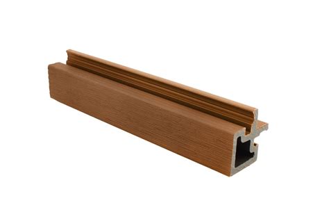 Puratech Composite Cladding Corner Trim Teak Tuin Uk