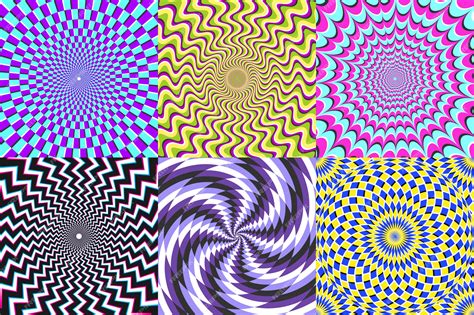 Psychedelic Spiral Optical Illusion Delusion Spirals And Colorful