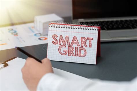 Sign Displaying Smart Grid Business Approach Includes Of Operational And Energy Measures