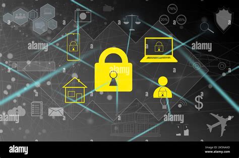 Concept Of Cyber Security Information Security And Encryption Secure Access To Users Personal