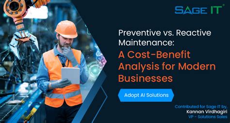 Preventive Vs Reactive Maintenance Costs Sage It