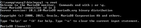 Cara Masuk Ke Mysql Melalui Xamppcmd Tutorial Spj