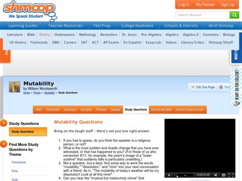 mutability questions worksheet for 9th higher ed lesson planet