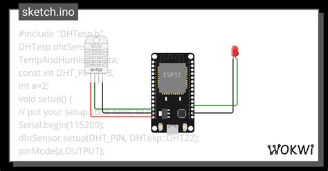 Temperature Detector Wokwi Esp32 Stm32 Arduino Simulator
