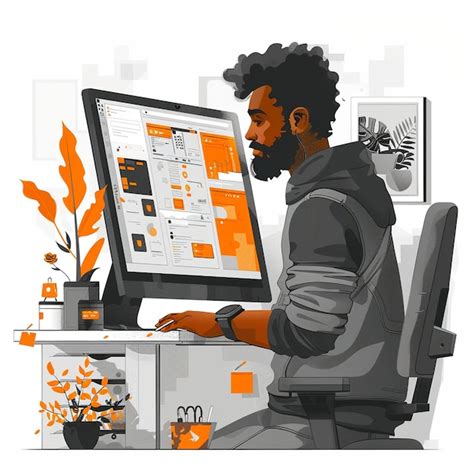 Devops Engineer Quantitative Analyst In A Home Flat Minimal Image Premium Ai Generated Image Devops Engineer Quantitative Analyst In A Home Flat Minimal Image Premium Ai Generated Image