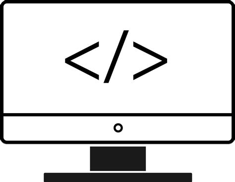 Computer Code Vector Icon Free Download Svg And Png