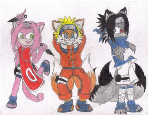 Naruto Sonic Characters By Dthehedgehog On Deviantart