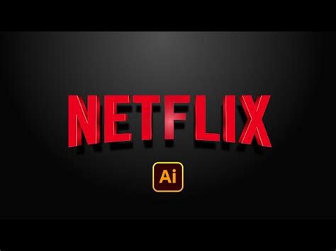 Adobe Illustrator Tutorial How To Create A Logo Like Netflix Logo For Movie Poster Artofit