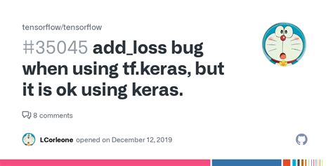 Add Loss Bug When Using Tf Keras But It Is Ok Using Keras Issue Tensorflow