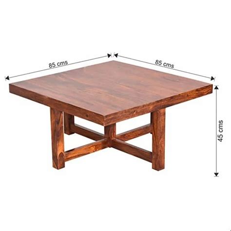 Square Shape Solid Wood Coffee Table With 4 Stools At Best Price In Jaipur