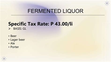 EXCISE TAX 2024 Practical Computation Basic Concept Of Excise Tax Pptx