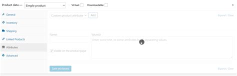 Wordpress Not Loading Woocommerce Attributes Section In Product Stack Overflow